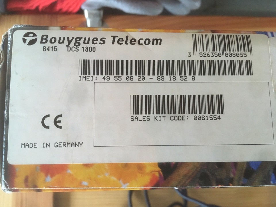 Rare Coffret Telephone Portable GSM VINTAGE NOKIA B415 MOBILE 1998 ...