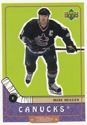 1999-00 Upper Deck Retro #77 Mark Messier Vancouver Canucks HOF | eBay