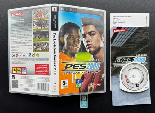 Jeu Pro Evolution Soccer 2008 PES UMD PSP Playstation Portable en boite ...