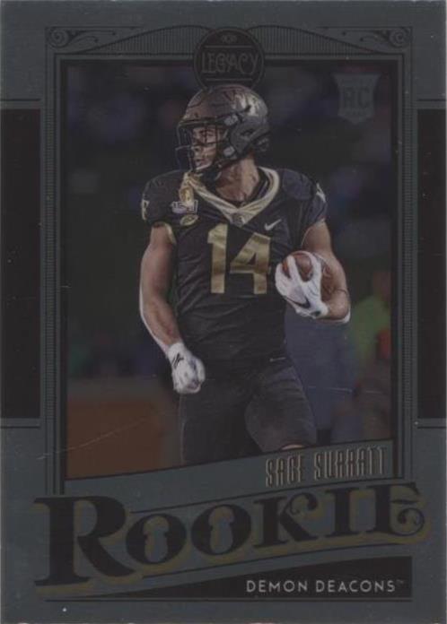 2021 Panini Legacy - Rookies Sage Surratt #156 Premium Edition (RC) for ...