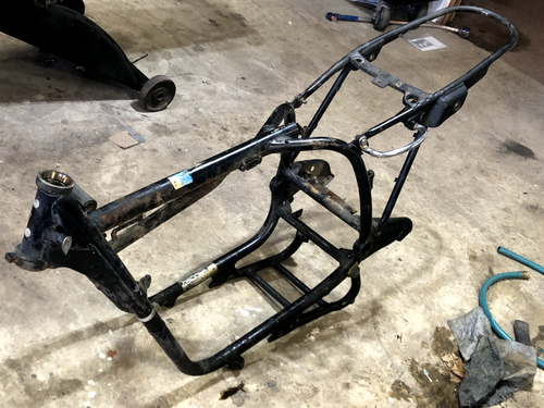 BMW Airhead '78 R100 Frame with Paperwork, Rear Subframe | eBay
