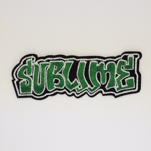 Sublime Patch - Iron On Badge Embroidered Motif - Ska Punk Music Band ...