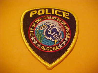 ALGONA WASHINGTON POLICE PATCH CAP SIZE UNUSED TYPE 1 3 1/2 X 3 INCH | eBay