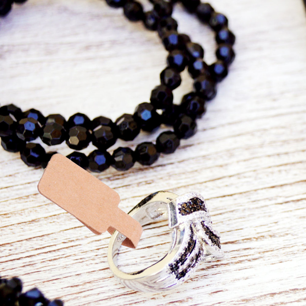 Jewelry Display Cards Jewelryshape sticker hangtag ring sticker Jewelry ...