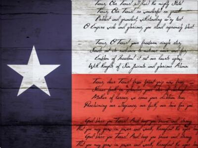 Texas State Song | Canvas or Framed Rustic Texas Flag Art | eBay