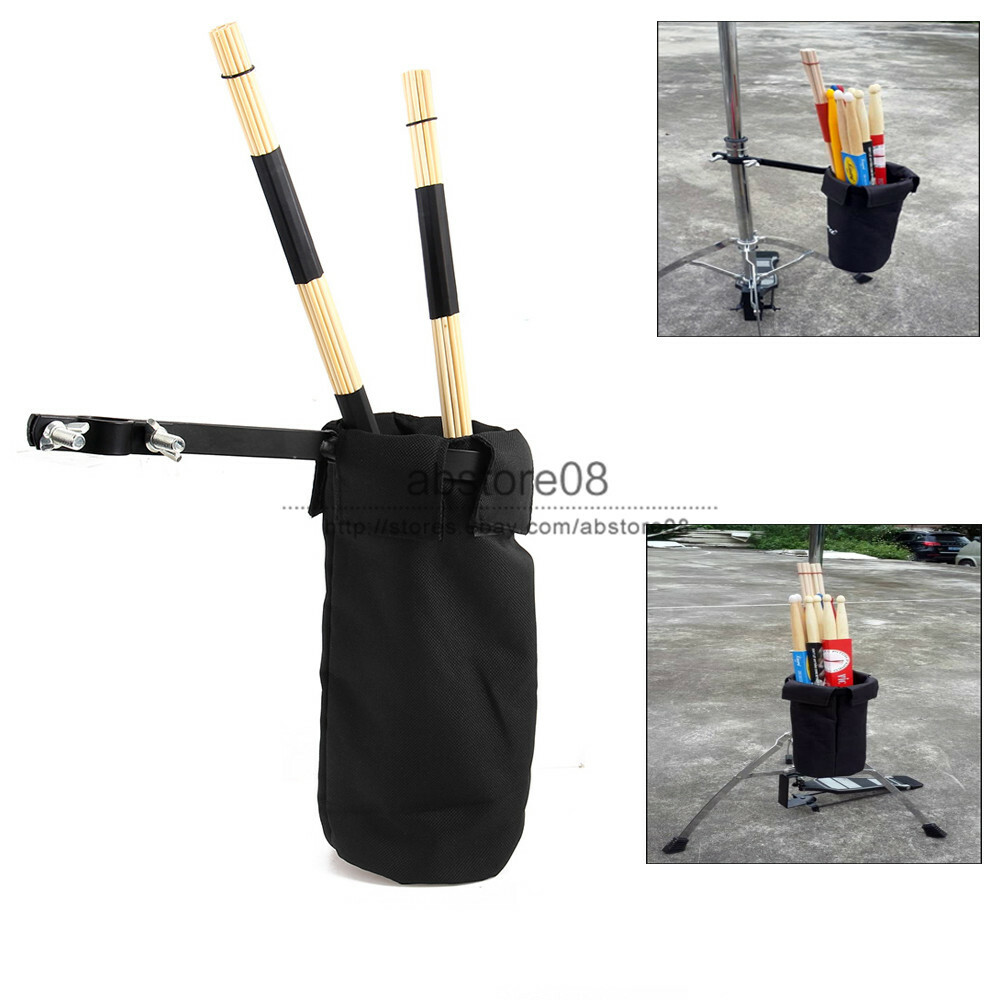 Drumsticks Holder Nylon Clip On Stand Percussion Drum Sticks Cases ...