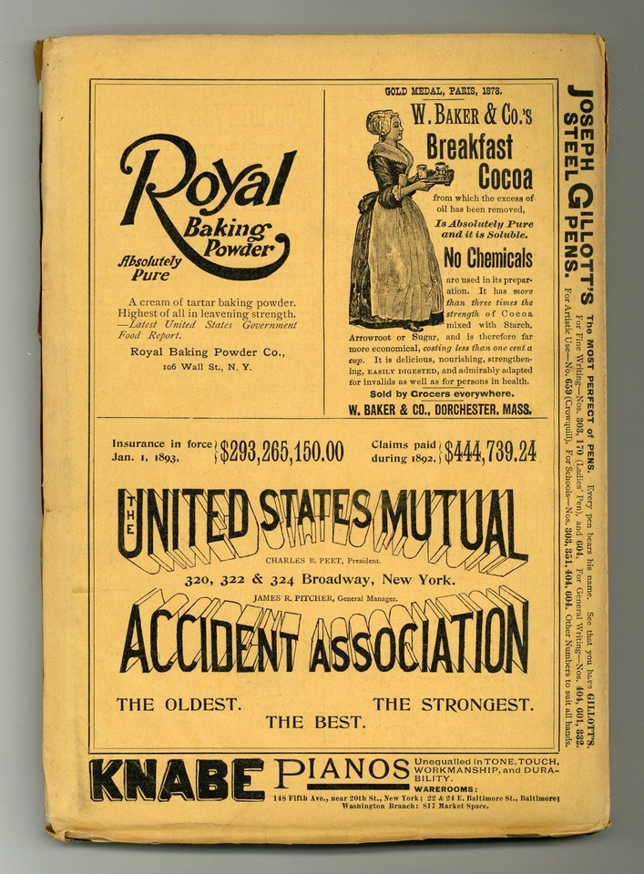 Scribner's Magazine Mar 1893 Vol. 13 #3 VG 4.0 | eBay