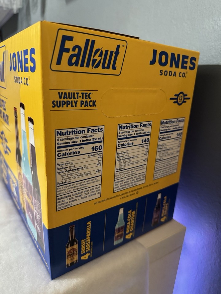 Jones Soda Fallout Vault-Tec Supply Pack - Limited Edition Bottles | eBay