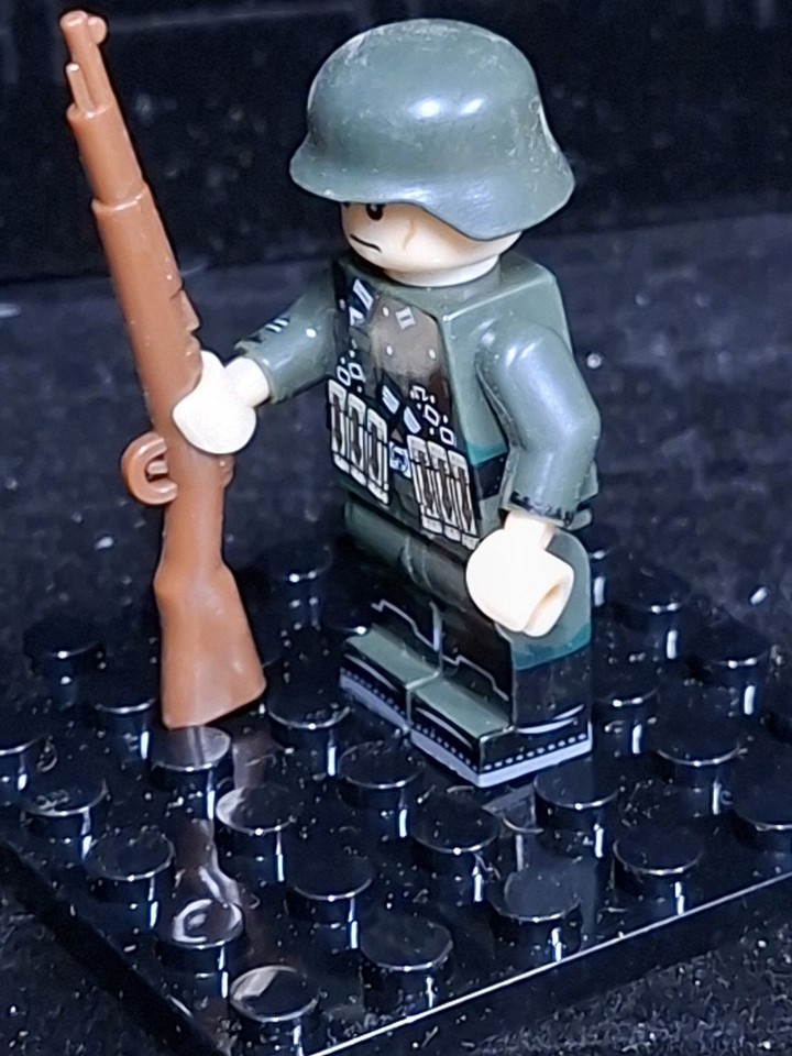 WW2 German Germany Action Figure Toy Solider Lego Mauser K98 Rifle ...