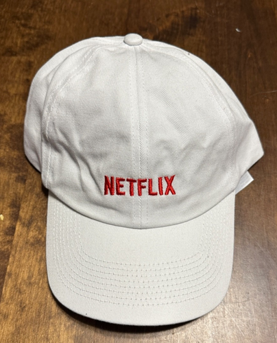 Netflix-White Adjustable Strapback Hat/Cap-NEW | eBay