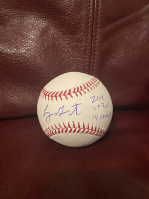 Logan Gilbert Auto Signed ROMLB “2018 1st Rd 14 Overall” JSA COA ...