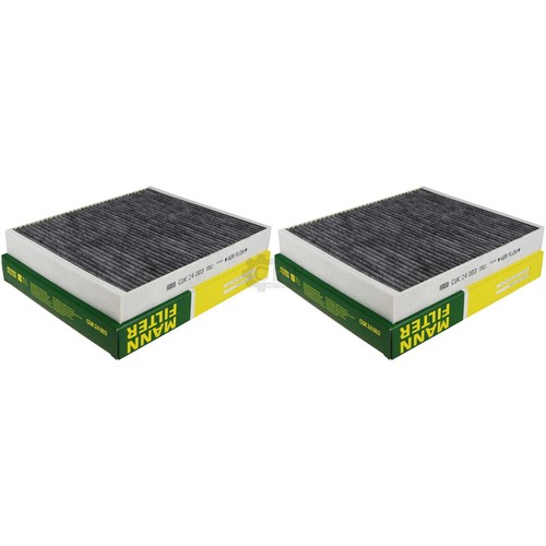 2x MANN-FILTER Filtre à Charbon Activé Pollen Filtre D'Habitacle CUK 24 003 | eBay