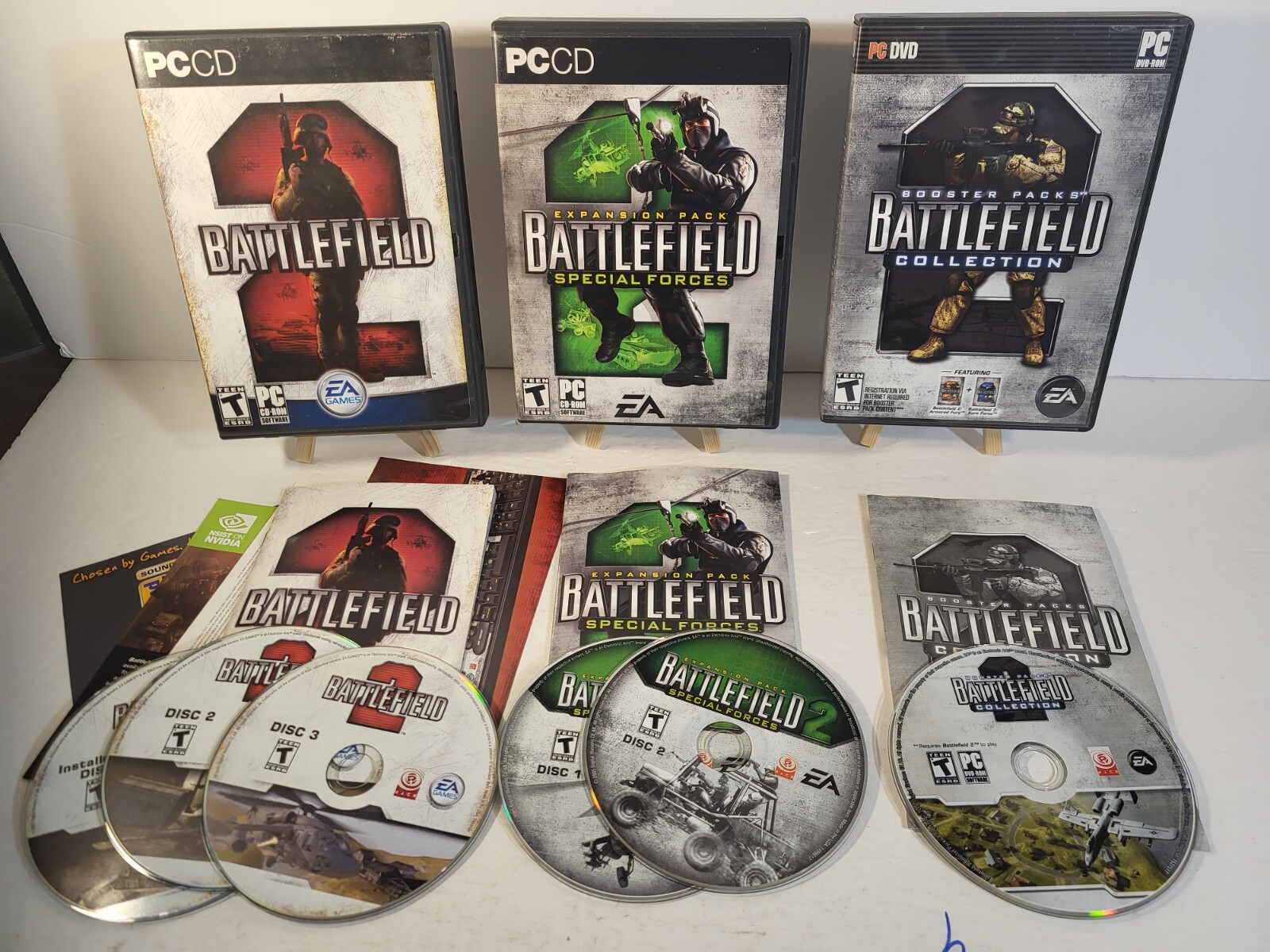 Battlefield 2 + Battlefield 2 Special Forces Expansion + Booster Packs ...