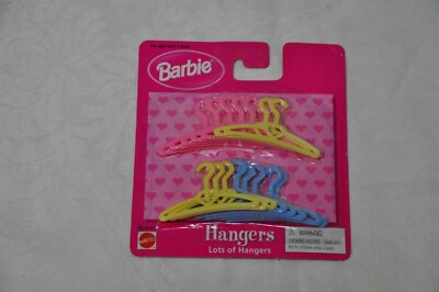 NEW Vintage 1990’s Barbie Hangers (NEW) Lots of Hangers Pack 15 Total 3 ...