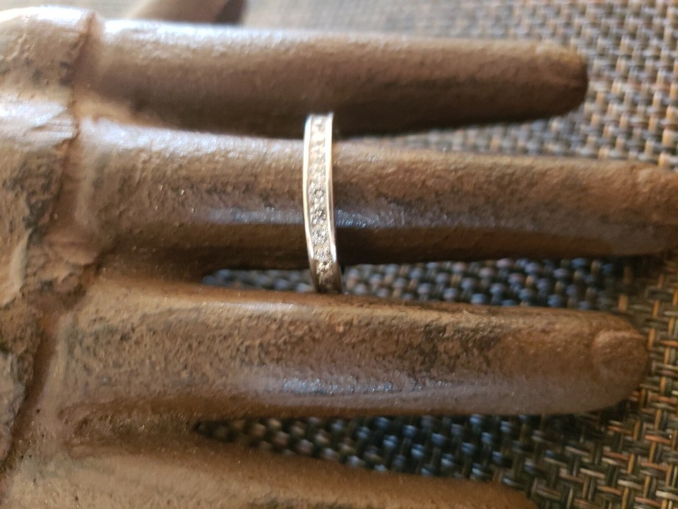 VINTAGE IBB CN 925 SIGNED STERLING SILVER CLEAR STONES RING SIZE 6.5 | eBay