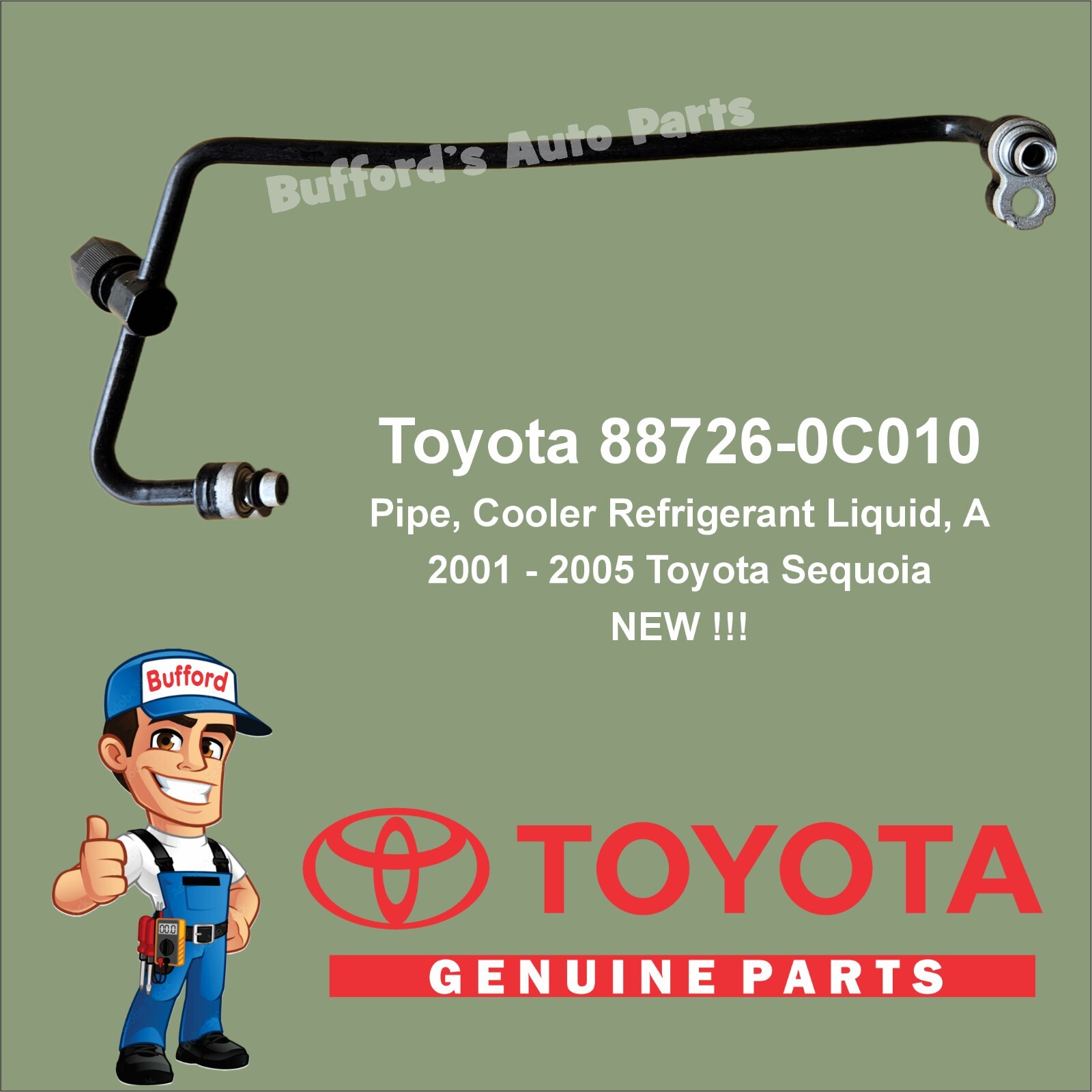 TOYOTA 887260C010 Genuine OEM AC Tube for sale online | eBay