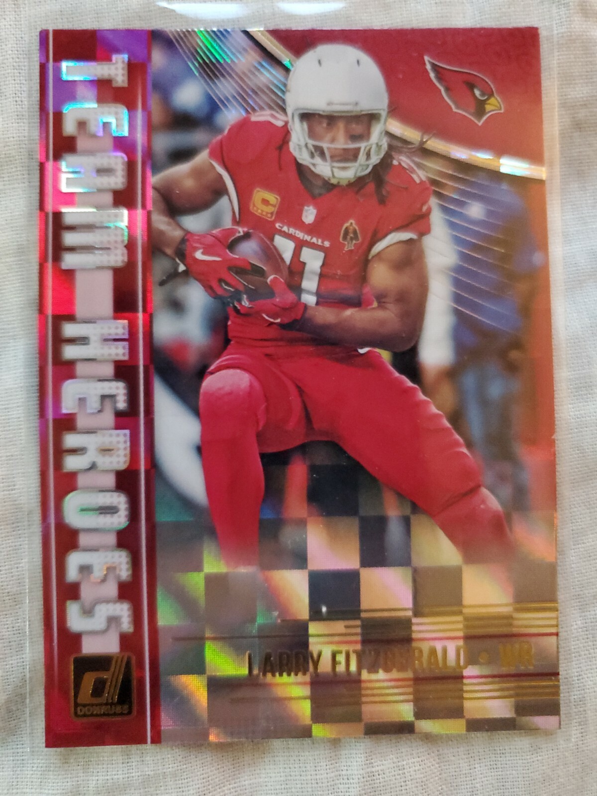 2018 Donruss Larry Fitzgerald TEAM HEROES card #TH-16 | eBay