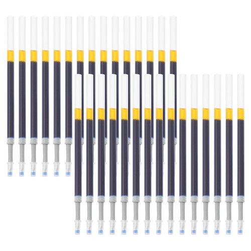 Gel Pen Refills, 30 Pack Blue Rollerball Gel Ink Pens Refills Bulk Set ...