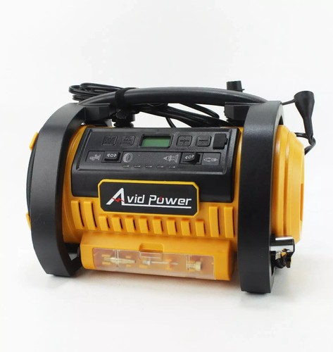 Avid Power ACAP322 12V DC/110V AC Air Compressor Dual Power Tire Pump ...