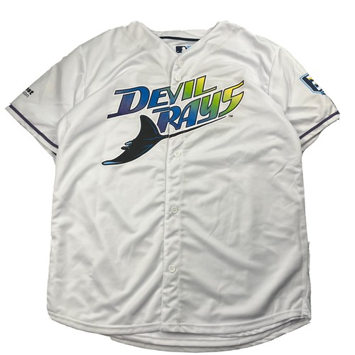 Tampa Bay Devil Rays Reversible Jersey XL Button up Throwback MLB ...