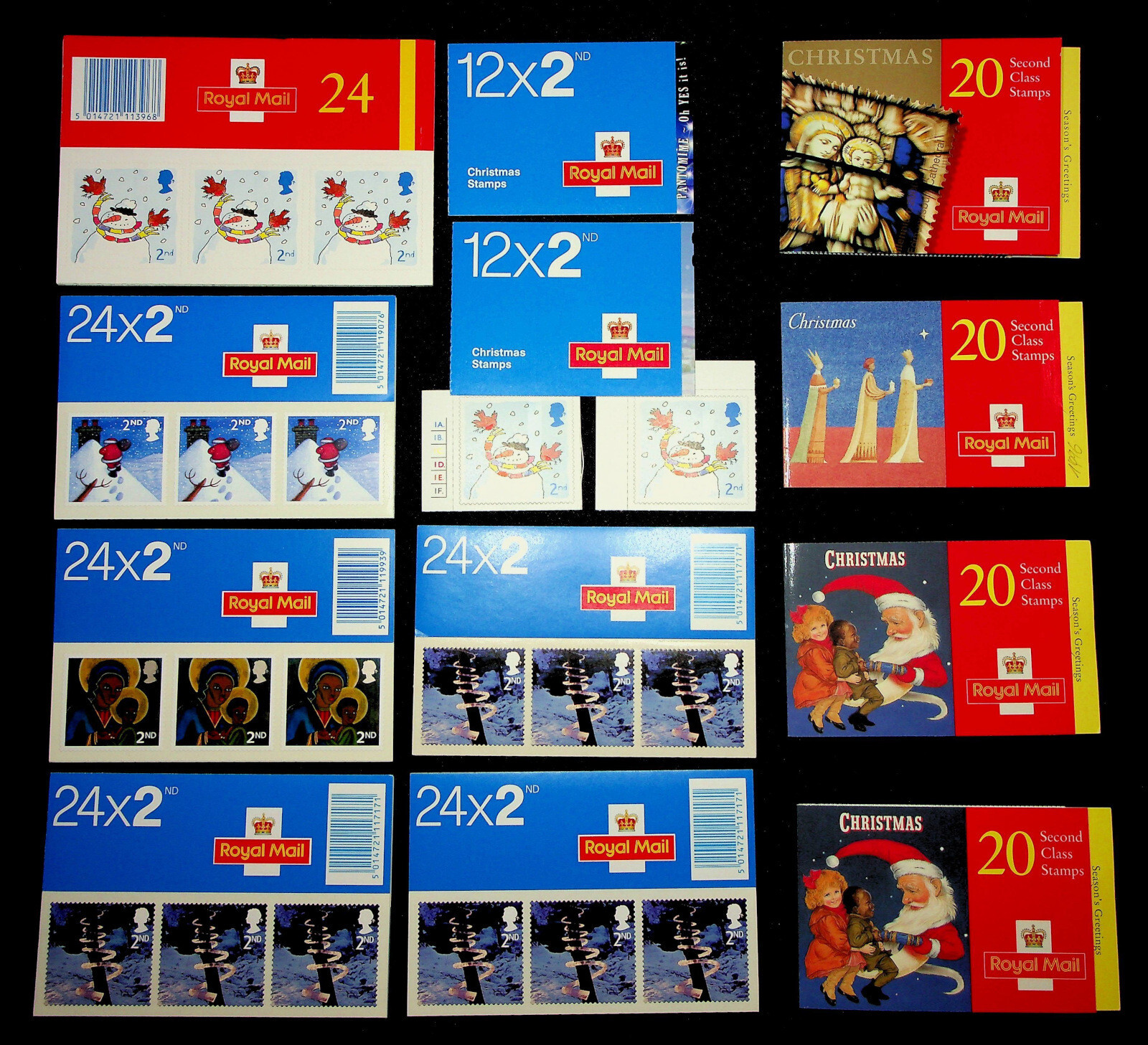 250 x 2nd Class Stamps - £52+ under FV all GENUINE mint cond, most self ...