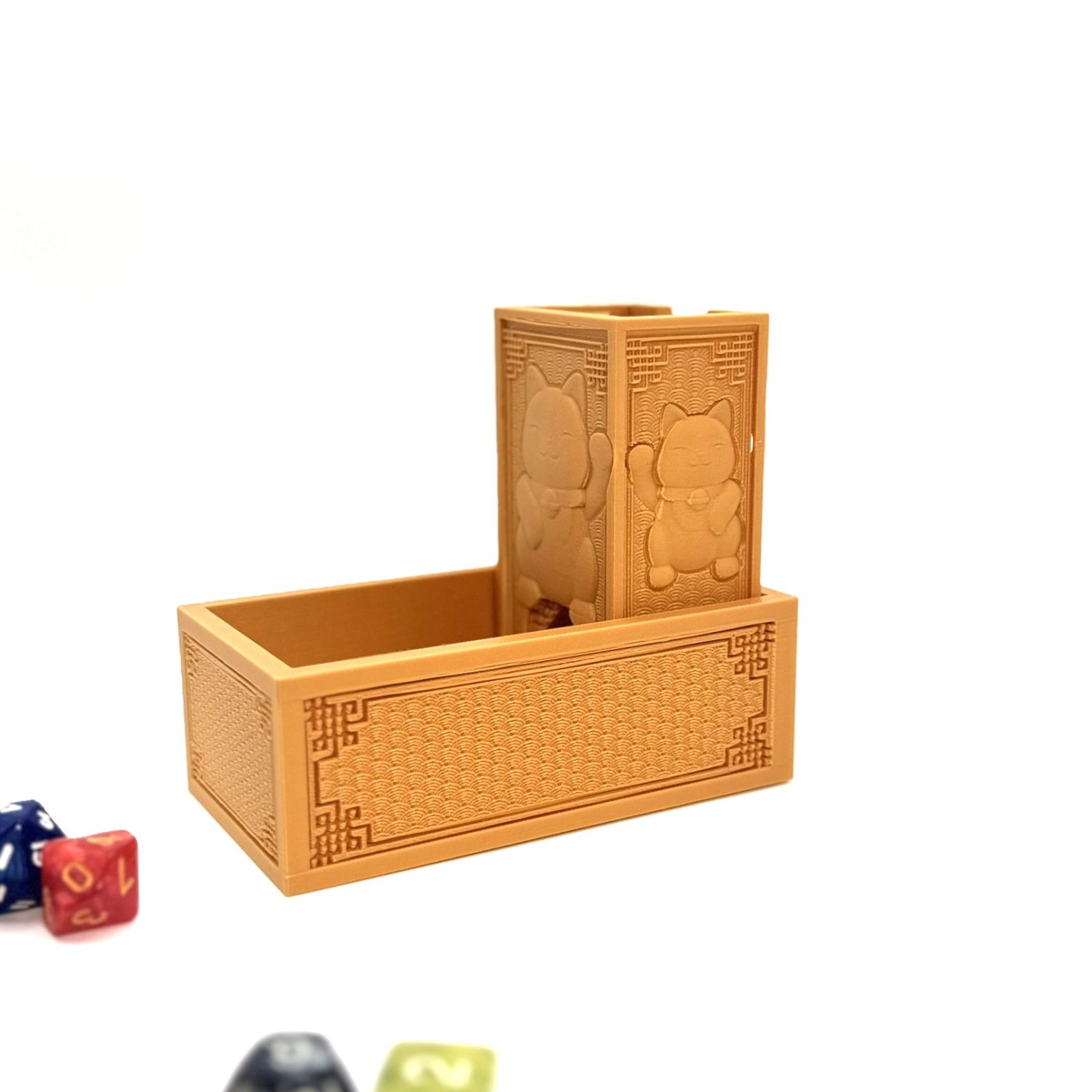 Folding Dice Tower with Smiling Kitty | Tabletop RPG & Board Games ...