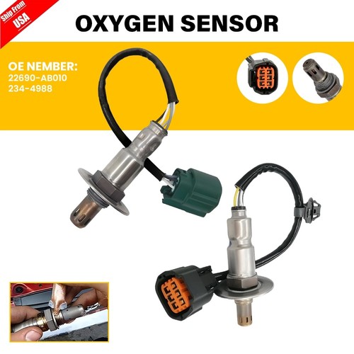2Pcs Up + Downstream O2 Oxygen Sensor For Subaru Forester WRX 2.0L ...