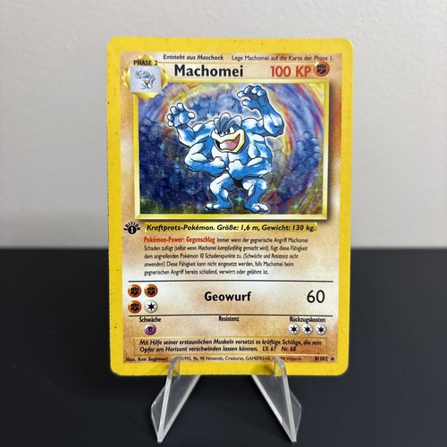 Machamp / Machomei - 1st Edition - Pokémon Card - 8/102 - Base Set ...