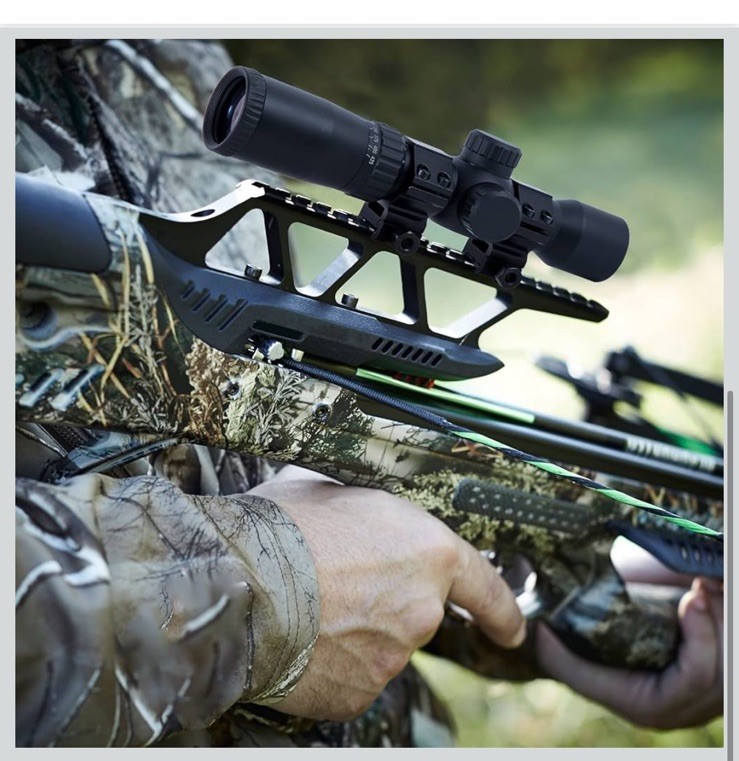 1.5-5x32 Crossbow Scope, 100 Yards Ballistic Illuminated Reticles ...