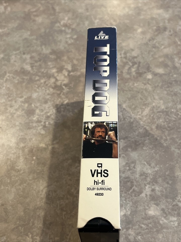 Top Dog VHS VCR Video Tape Movie Chuck Norris 1995 12236999836| eBay