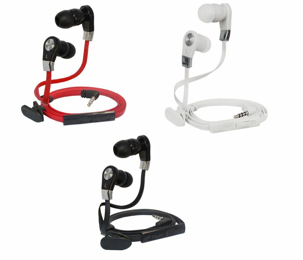 10x 25x 50x Lot Wholesale Bulk 3.5mm Headphone Earbud Headset For ...