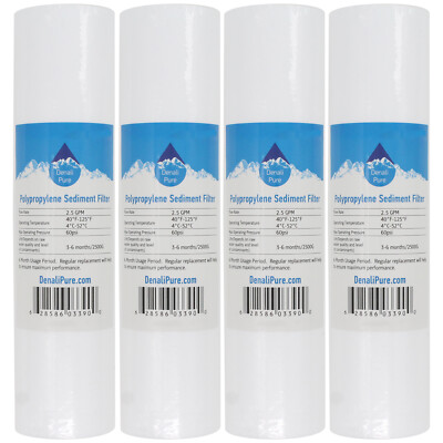 4X Polypropylene Sediment Filter for GE GXWH20F | eBay