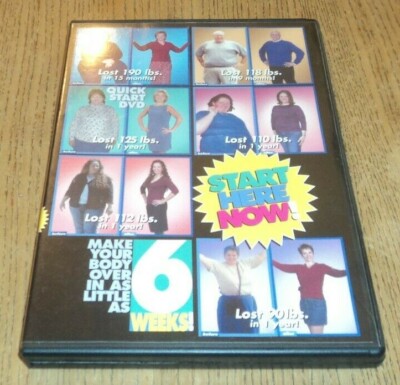 QUICK START DVD: MAKE YOUR BODY OVER IN AS LITTLE AS 6 WEEKS (DVD) | eBay