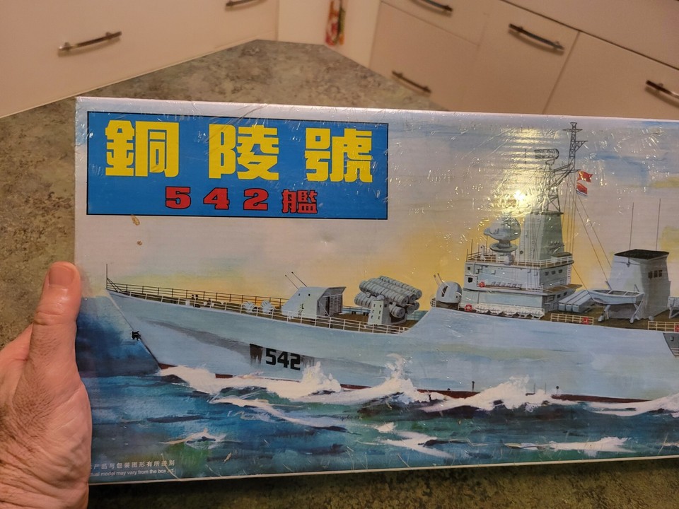 Vintage 2000 Chinese 1:200 Naval Frigate # 542 Model Kit Trumpeter 03602 SEALED | eBay