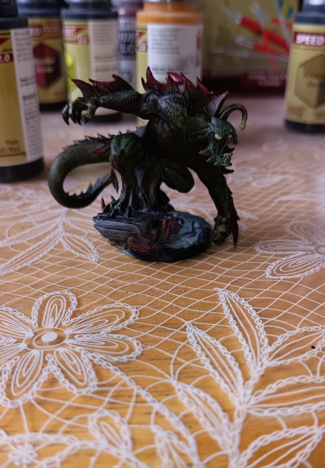 Angler Sea Monster Miniature For Game Or Display HANDPAINTED. Tabletop ...