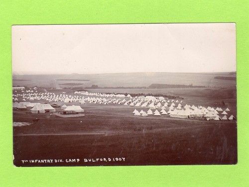 7th Infantry Division Bulford Camp 1907 Nr Amesbury Salisbury Plain ...