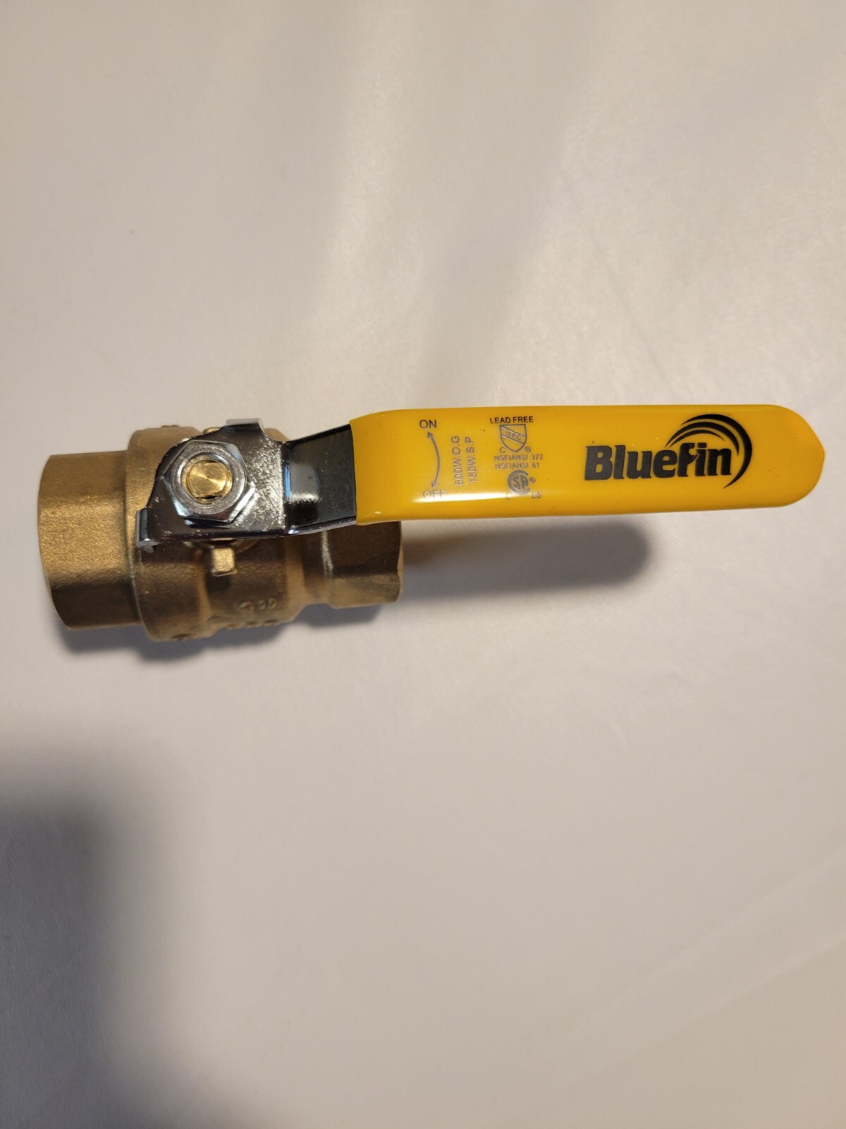 Bluefin 1" Ball Valve Full Port Threaded 600 WOG Lead Free BVT100 New ...