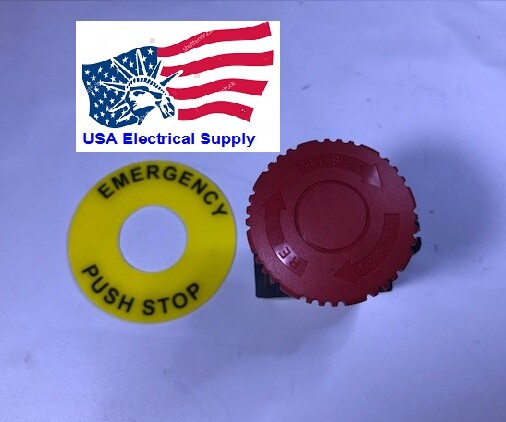 S2er-e3rb Autonics Red Mushroom Emergency Push Button Switch NC 22mm ...
