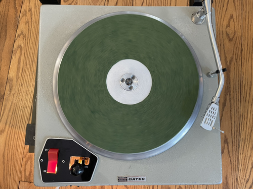 Gates 1960's Broadcast Record Turntable CB-77 - 12 Inches Fully ...