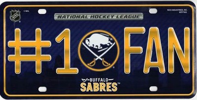 Buffalo Sabres #1 Fan Metal License Plate | eBay