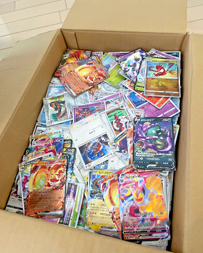 Pokemon TCG Lot of 100+ cards Random VMAX VSTAR V EX RRR RR R U C mixed ...
