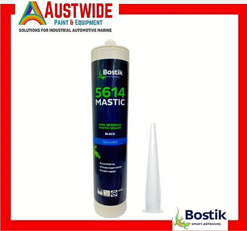 BOSTIK 5614 MASTIC Sealer 490g Cartridge Sealant - Windscreen Black ...