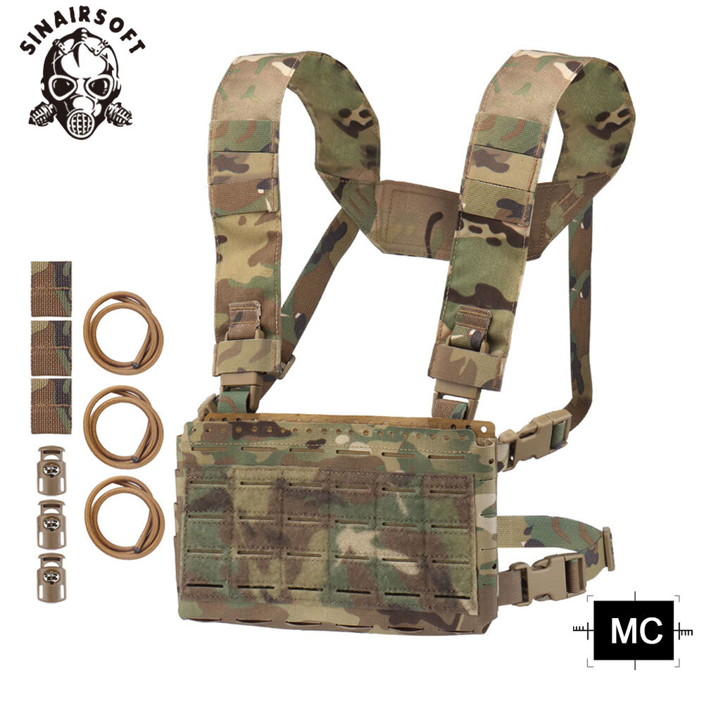 Tactical Chest Rig Vest MK5 Micro Fight Chassis MOLLE Carrier 5.56 Mag ...
