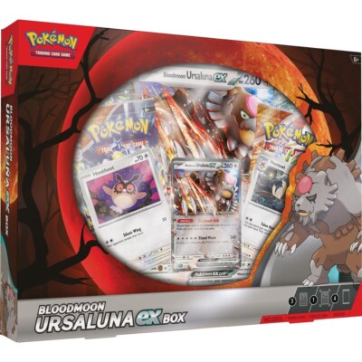 Pokemon Bloodmoon Ursaluna ex Box FACTORY SEALED! | eBay