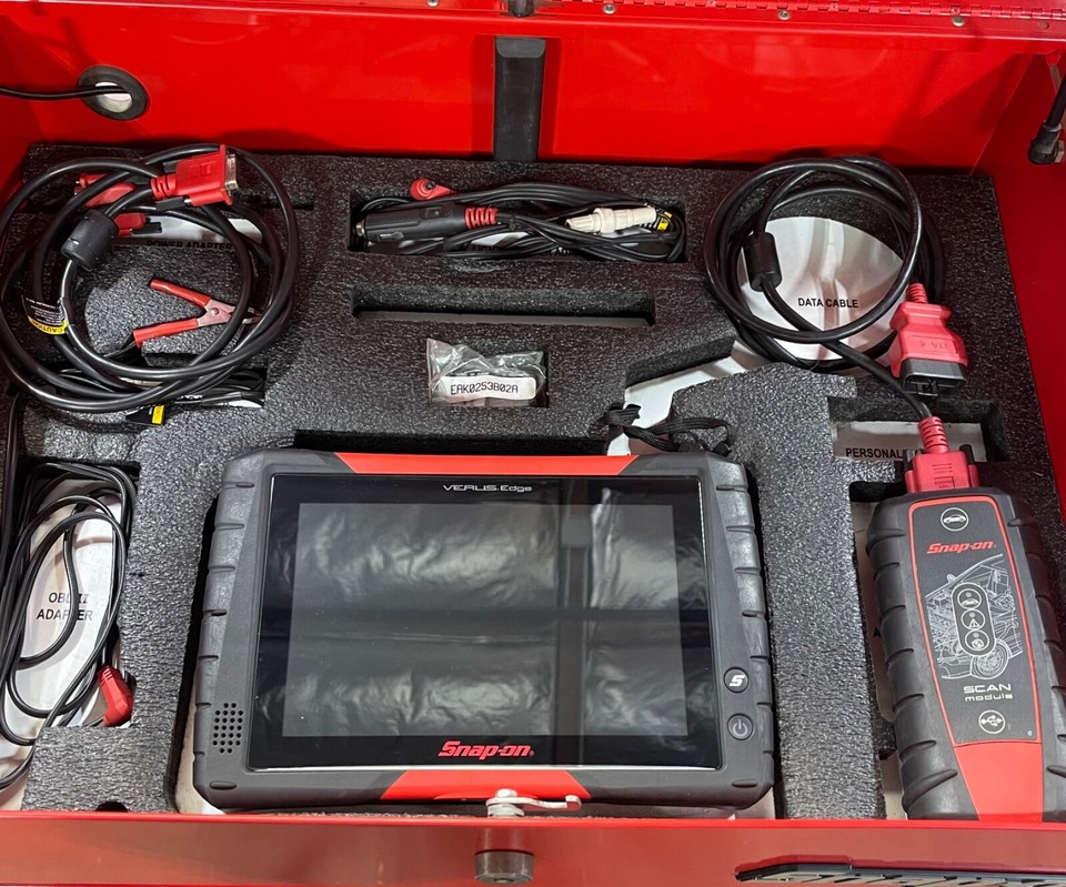 Snap-on Cart w/ Verus Edge and other diagnostic tools | eBay