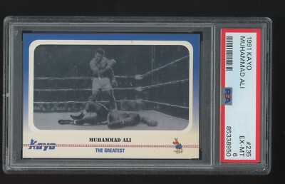 Muhammad Ali 1991 Kayo Boxing Hologram Card PSA 6 EXMT | eBay