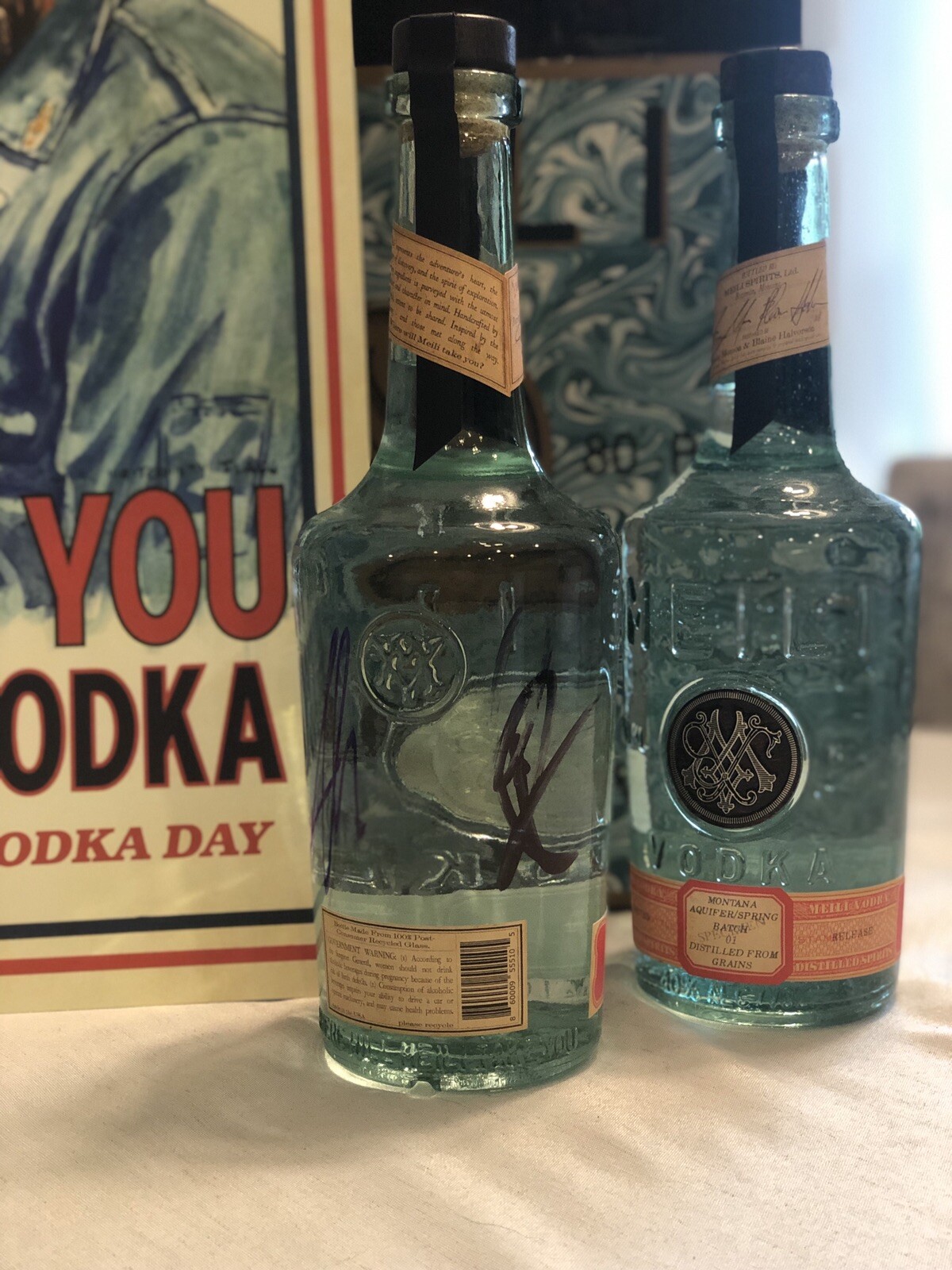 Jason Momoa Meili Vodka Promotional Poster & Pin from Vancouver ...