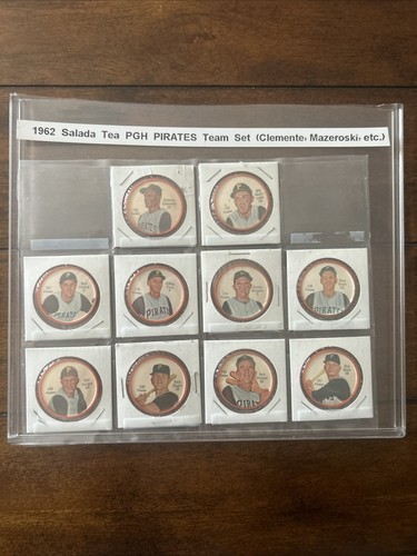 (10) 1962 SALADA TEA PIRATES TEAM SET BASEBALL COINS | eBay