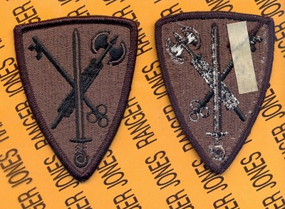 US Army 42nd Military Police MP Brigade OD Green & Black BDU uniform ...