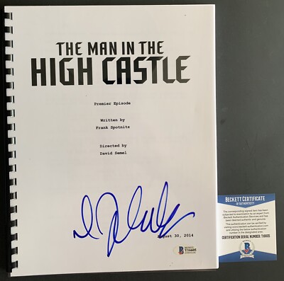 DJ Qualls Signed The Man In The High Castle Pilot Script Autograph ...